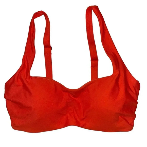 Athleta | Swim | Athleta Square Neck Bra Cup Bikini Top 32ddd Small ...